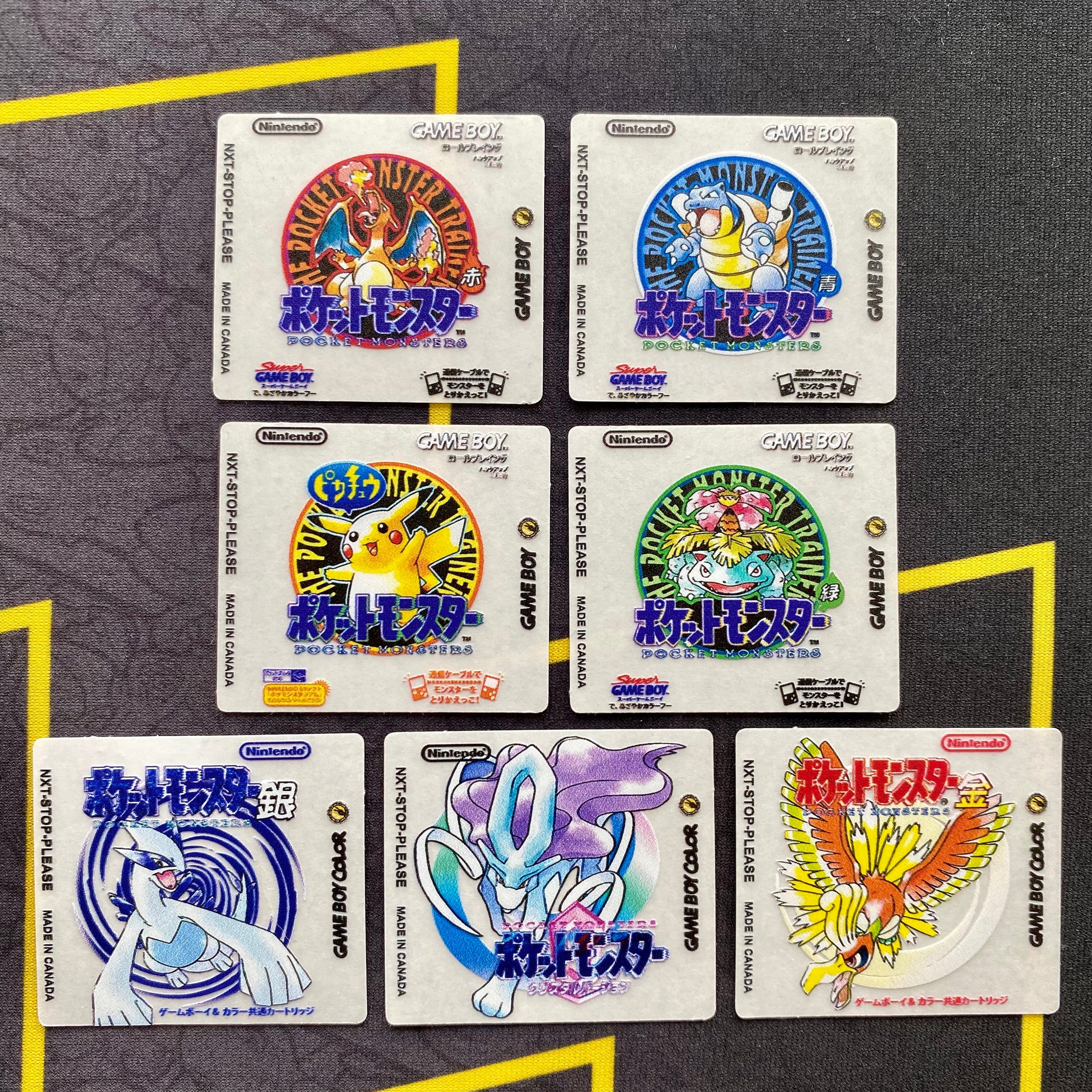 Pokemon Red Cartridge Sticker
