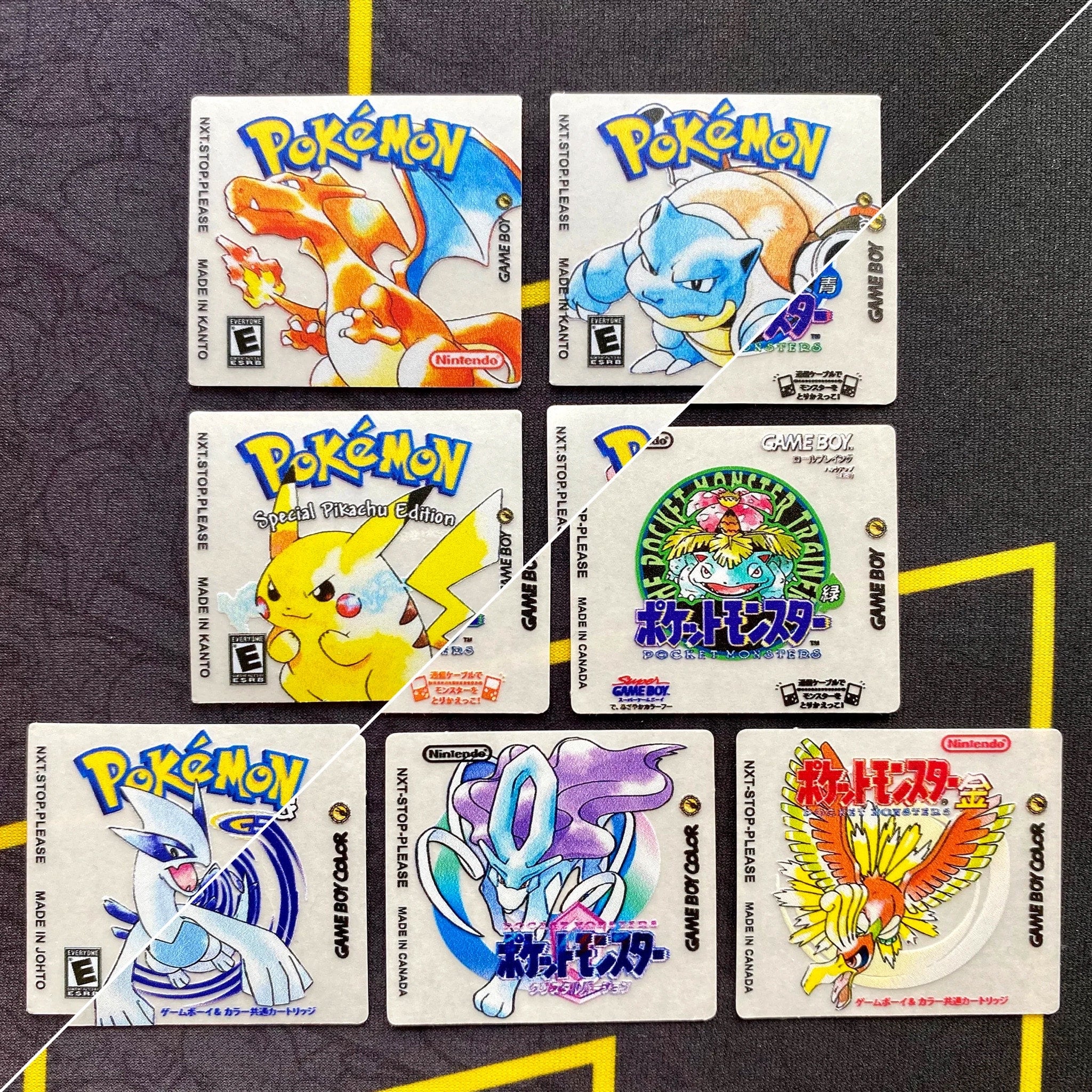 Clear PKM GB Cartridge Label | Nextstopplease